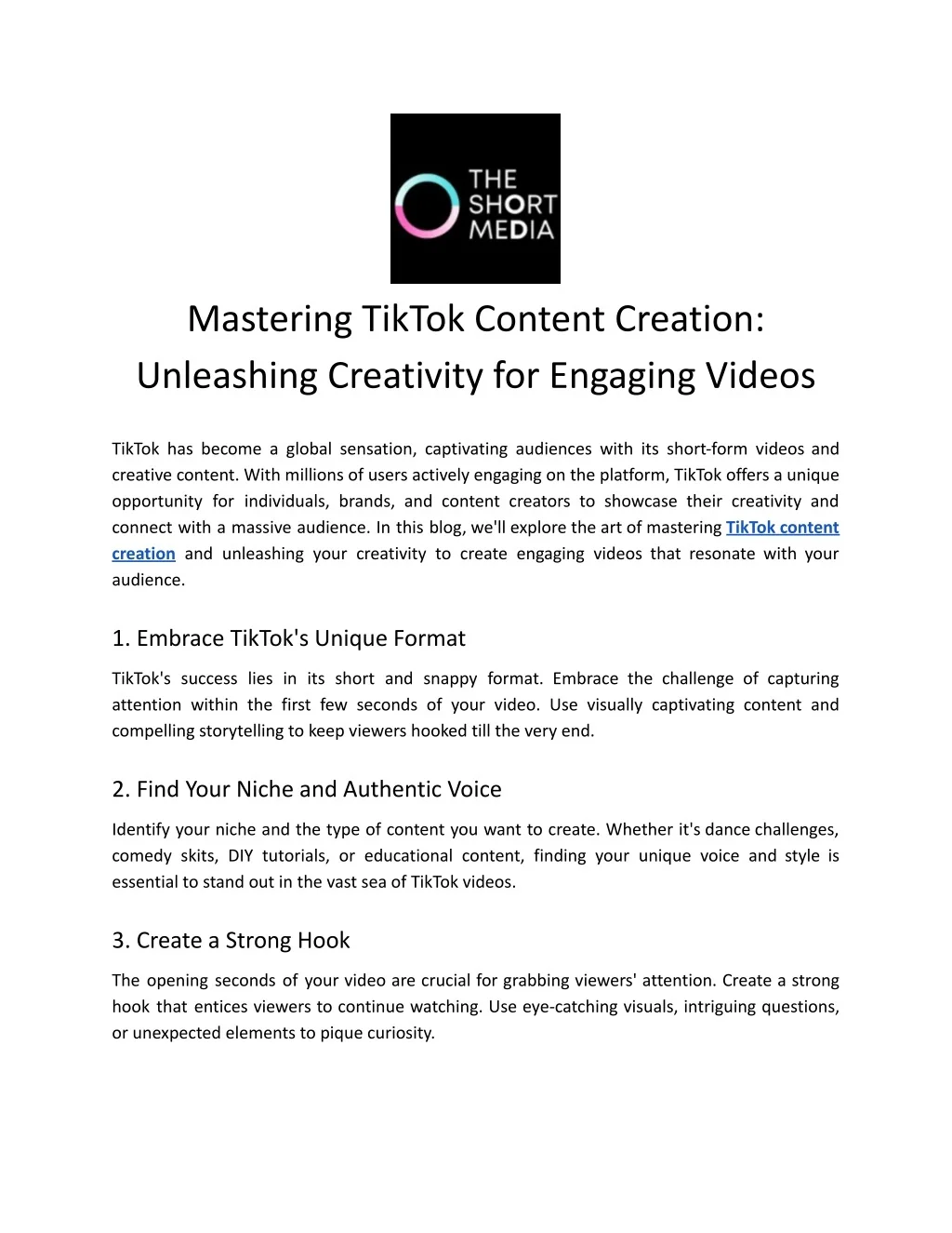 PPT - Tiktok Content Creation PowerPoint Presentation, free download ...