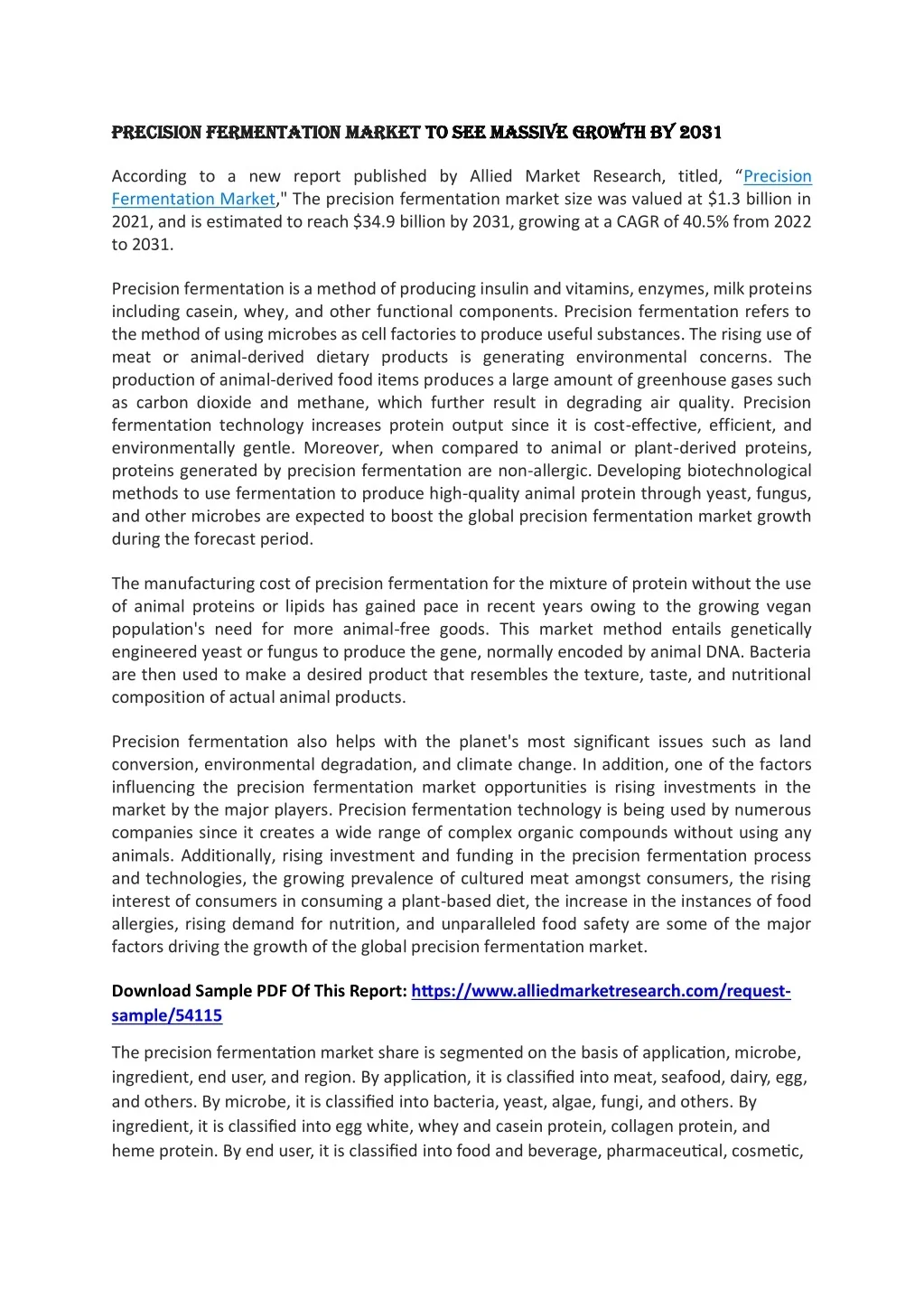 PPT - precision fermentation PowerPoint Presentation, free download ...