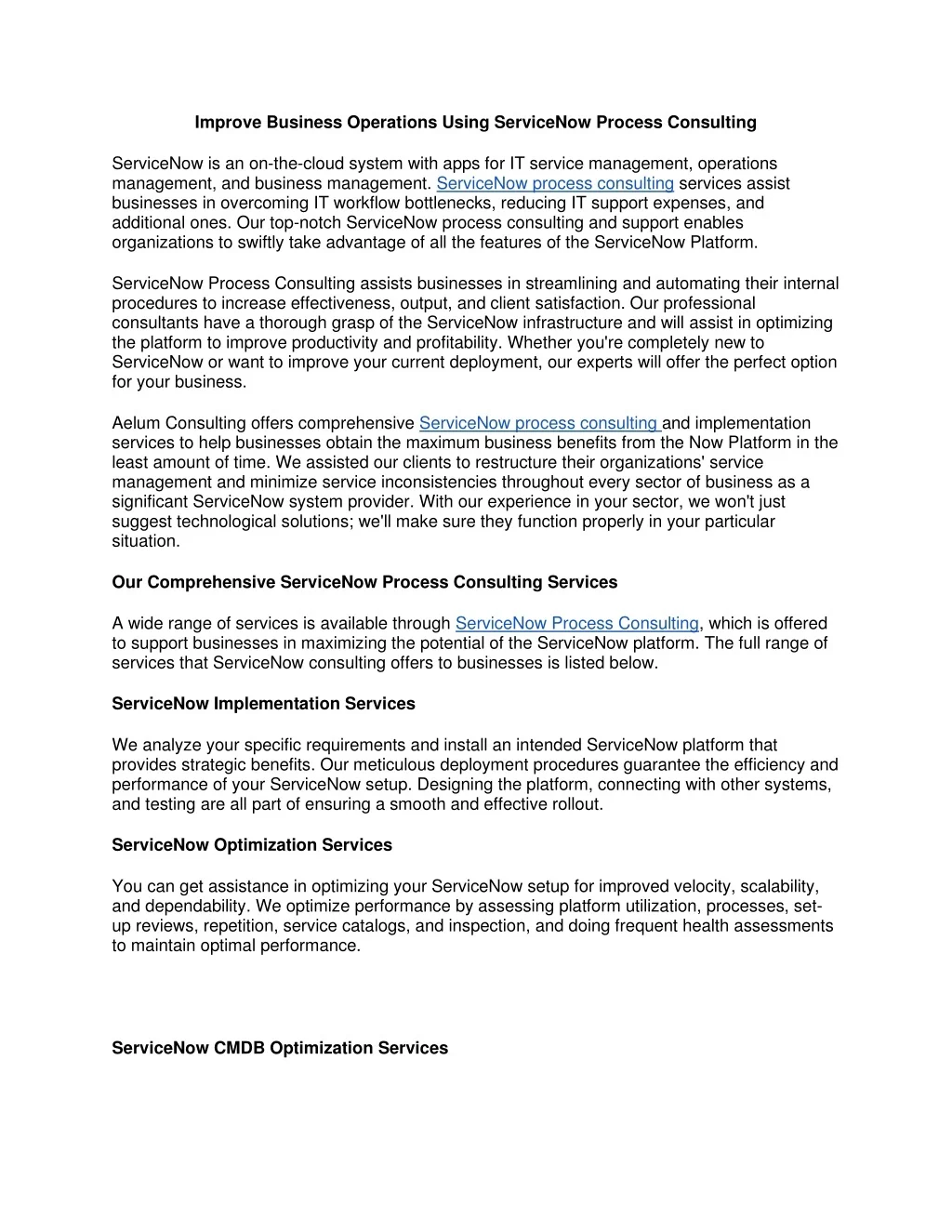 PPT - Improve Business Operations Using ServiceNow Process Consulting ...