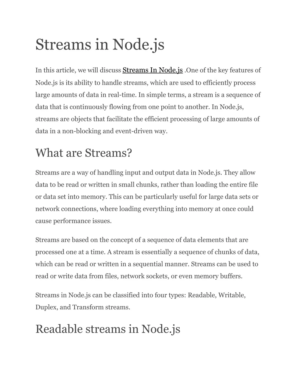 PPT - Streams in Node PowerPoint Presentation, free download - ID:12342289