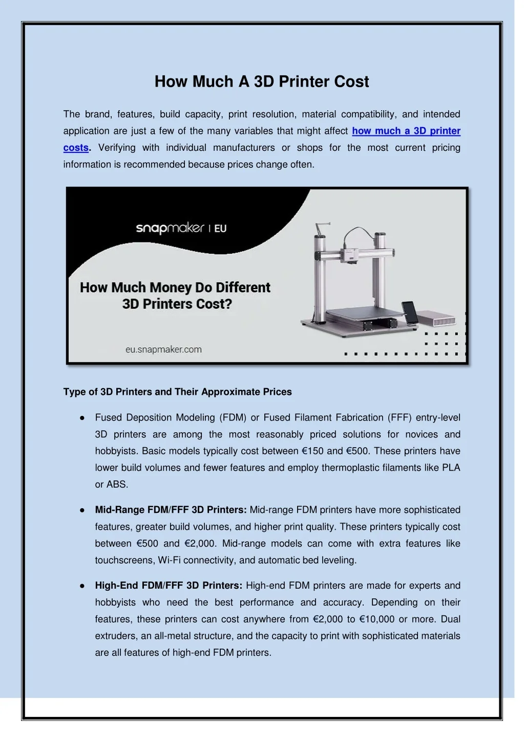 PPT - How Much A 3D Printer Cost PowerPoint Presentation, free download ...