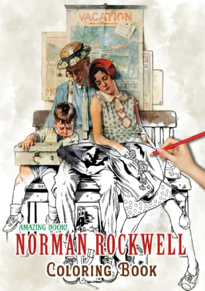 PPT - PDF/READ Norman Rockwell Coloring Book: Creative Heaven Classic ...