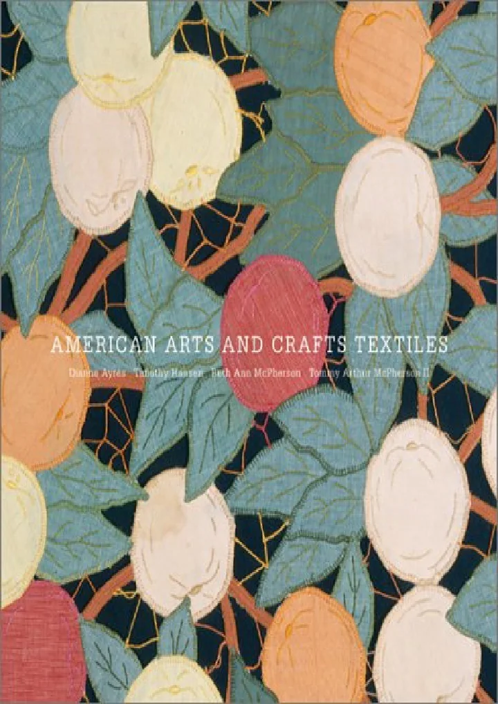PPT - PDF/READ American Arts and Crafts Textiles PowerPoint ...