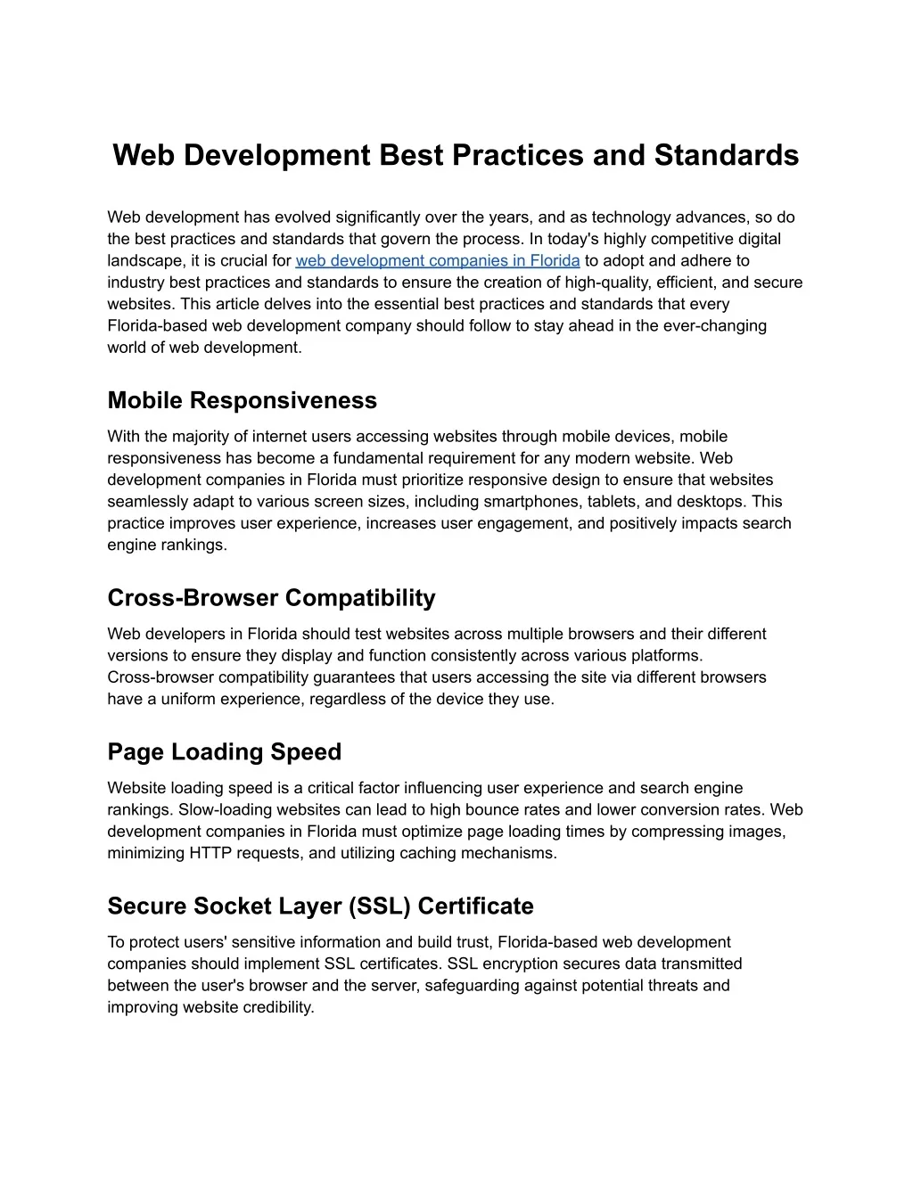 PPT - Web Development Best Practices and Standards PowerPoint ...