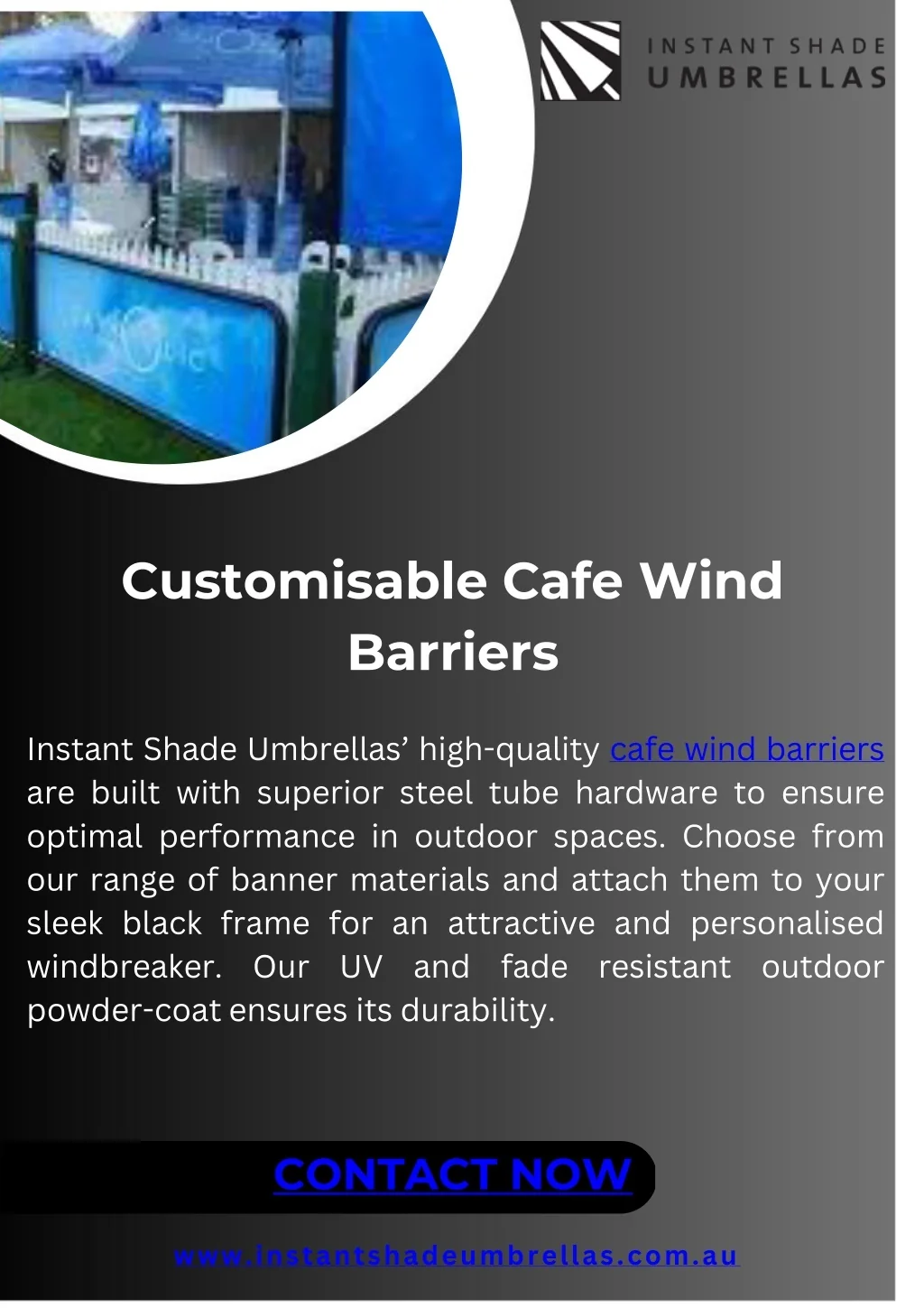 PPT - Customisable Cafe Wind Barriers PowerPoint Presentation, free ...