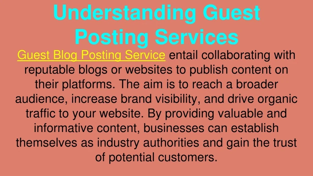 PPT - Understanding Guest Posting Services PowerPoint Presentation ...