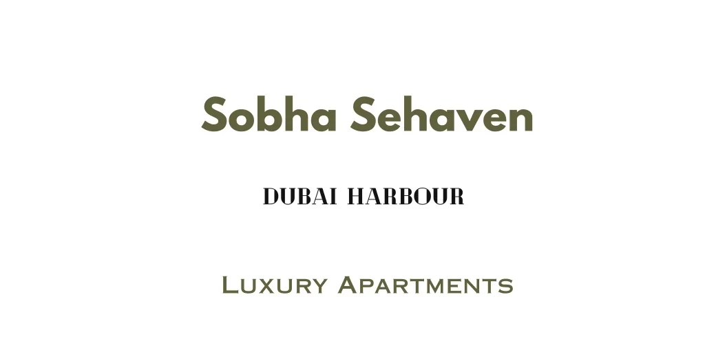 PPT - Sobha Sehaven -E-Brochure PowerPoint Presentation, free download ...