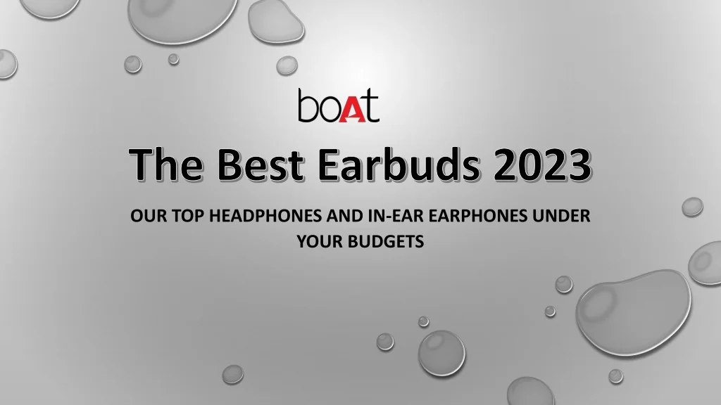 PPT - The Best Earbuds 2023 PowerPoint Presentation, free download - ID ...