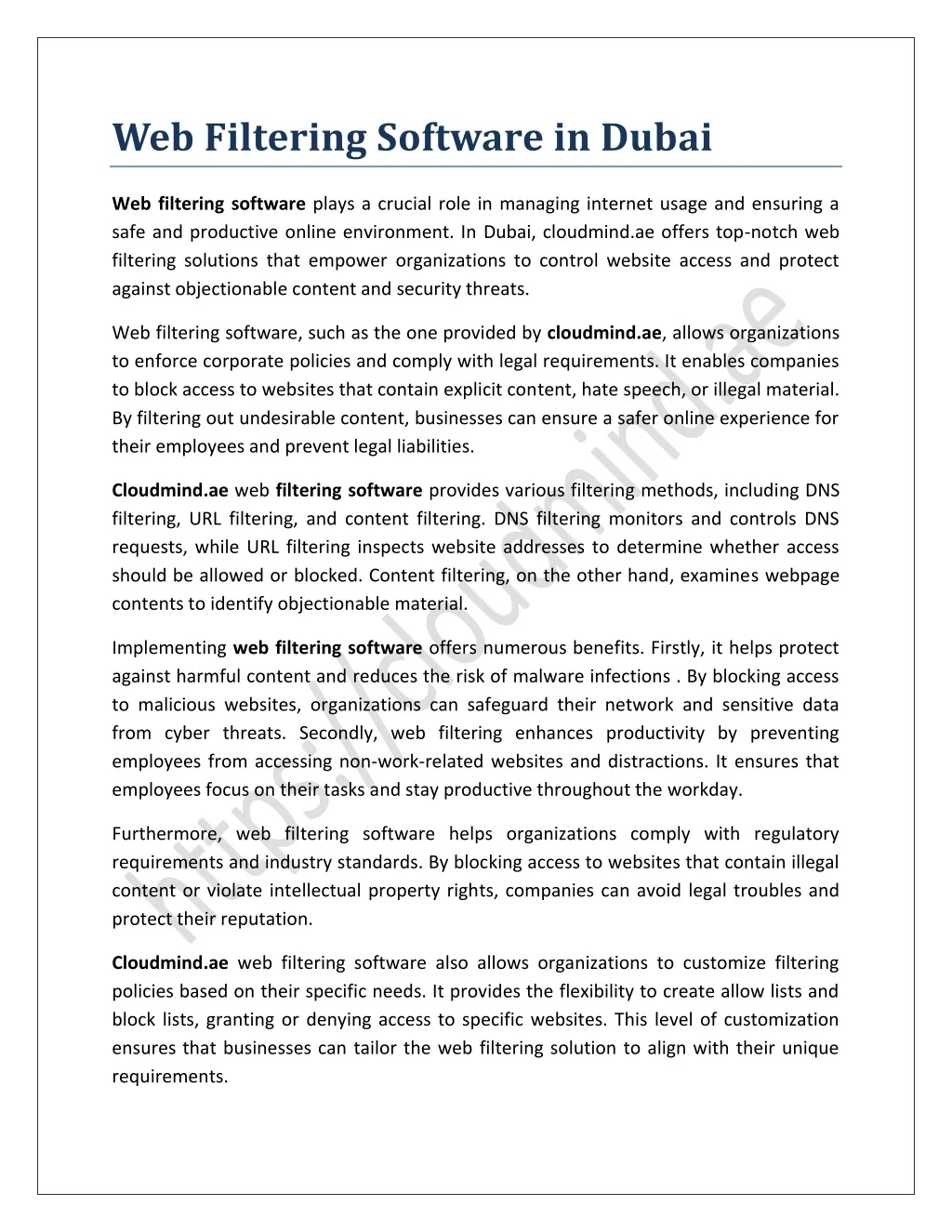 PPT - Web Filtering Software in Dubai PowerPoint Presentation, free ...