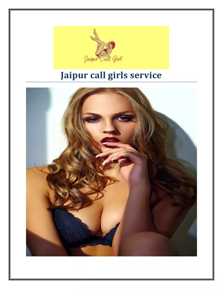 Ppt Jaipur Call Girls Service Powerpoint Presentation Free Download