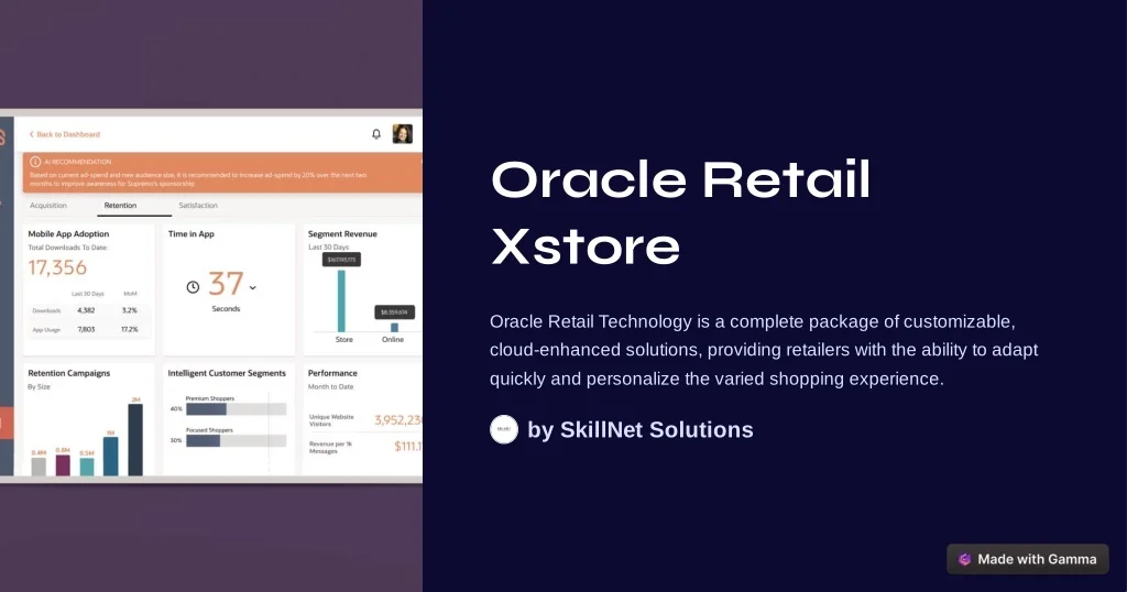 PPT - Optimizing Retail Operations with Oracle Retail Xstore PowerPoint ...