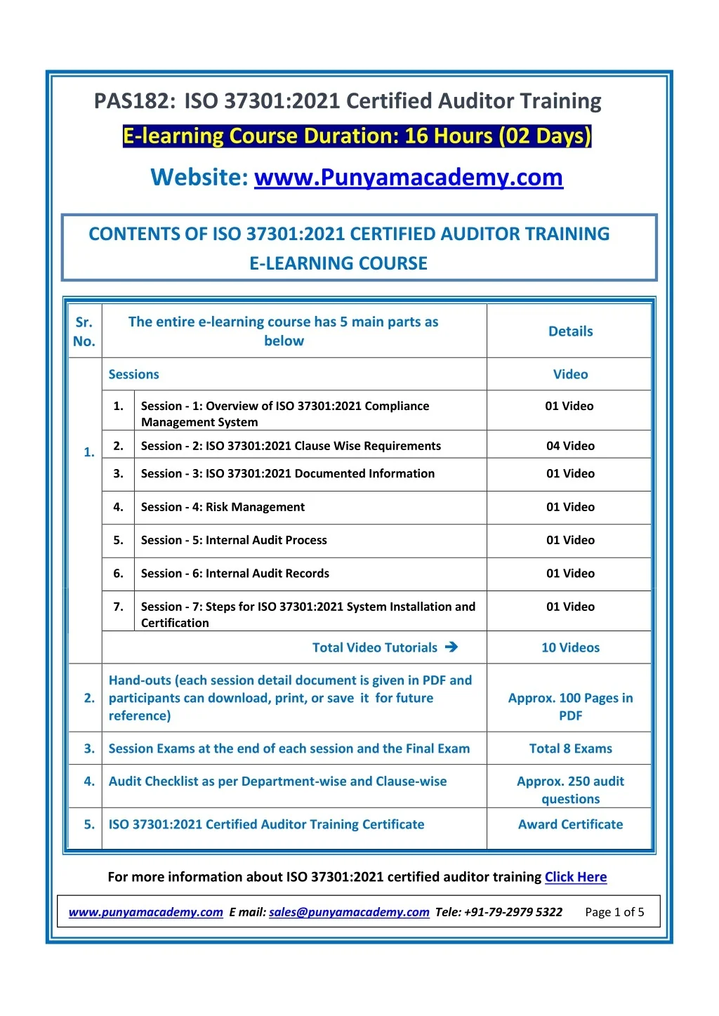 PPT - ISO 37301 Internal Auditor Training Course PowerPoint ...