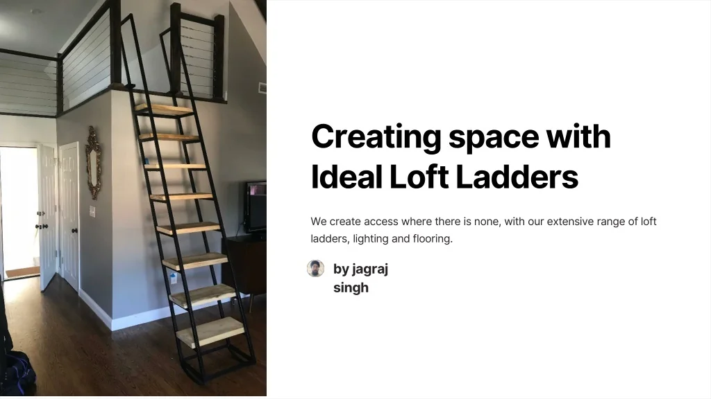PPT - Creating-space-with-Ideal-Loft-Ladders London PowerPoint ...