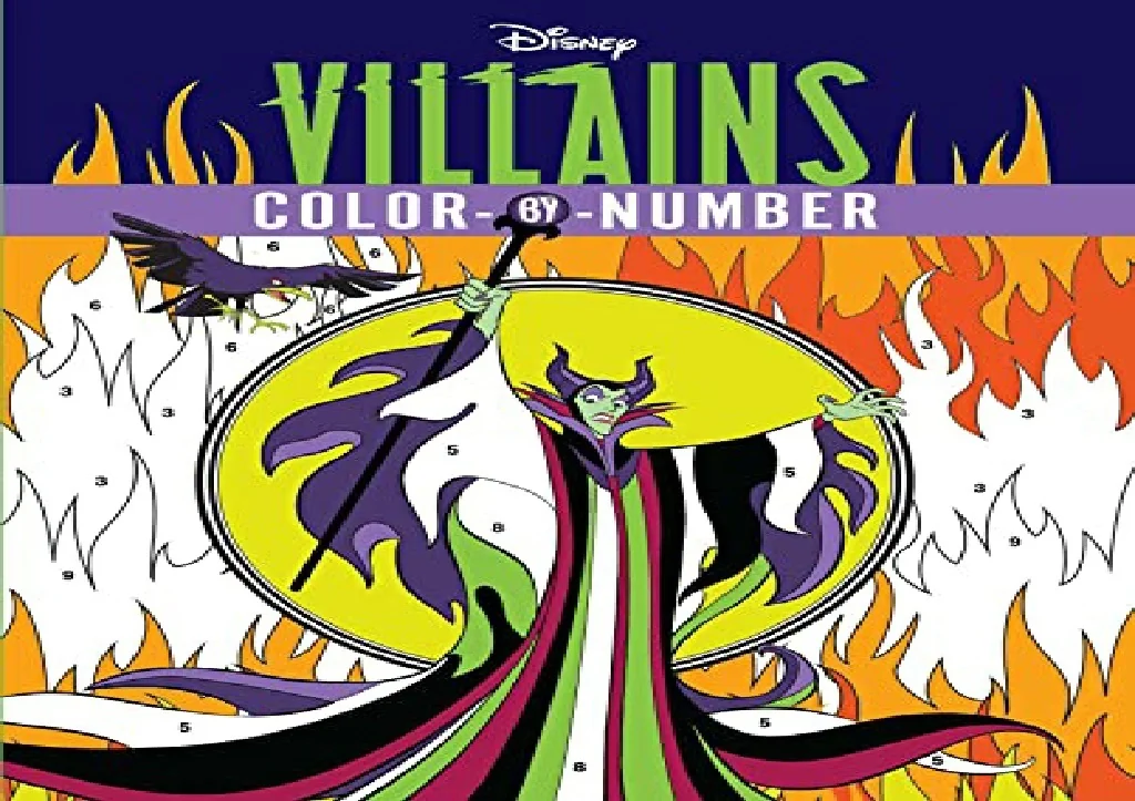 PPT - Download (PDF) Disney Villains Color-by-Number PowerPoint ...