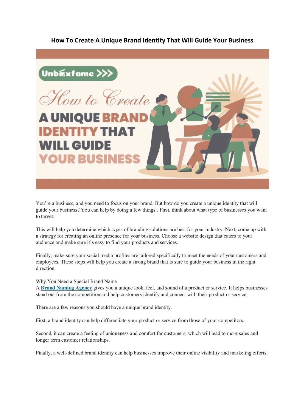PPT - How To Create A Unique Brand Identity That Will Guide Your ...