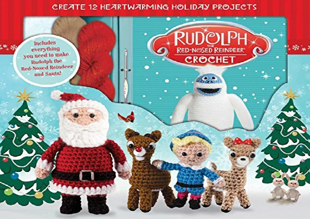 PPT - PDF Download Rudolph the Red-Nosed Reindeer Crochet (Crochet Kits ...