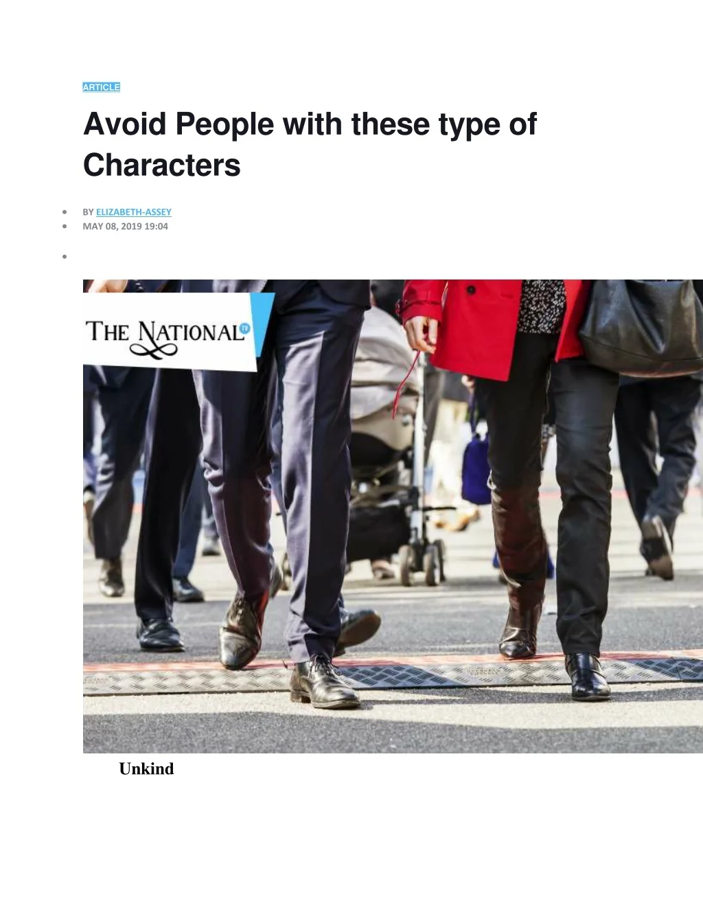 PPT - Avoid People with these type of Characters PowerPoint ...