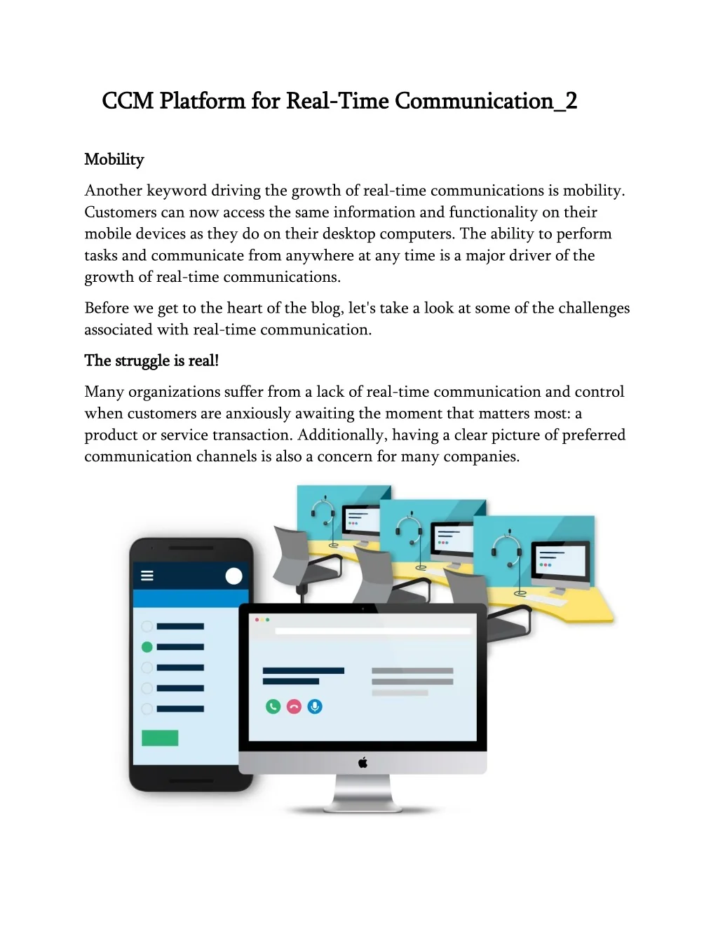 PPT - CCM Platform for Real-Time Communication_2 PowerPoint ...