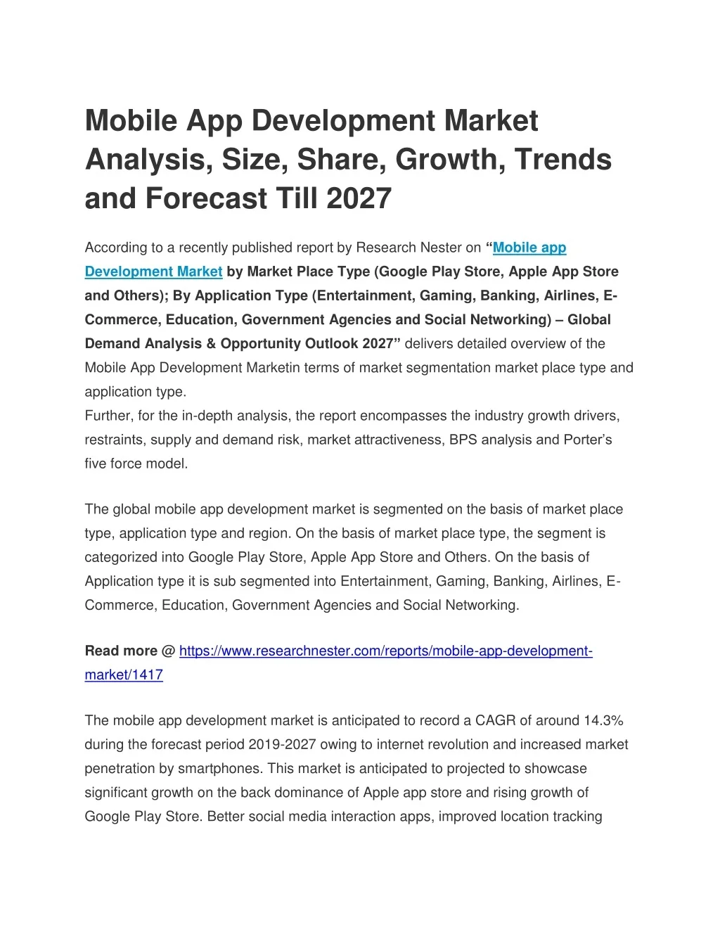 PPT - Mobile App Development Market Analysis PowerPoint Presentation ...