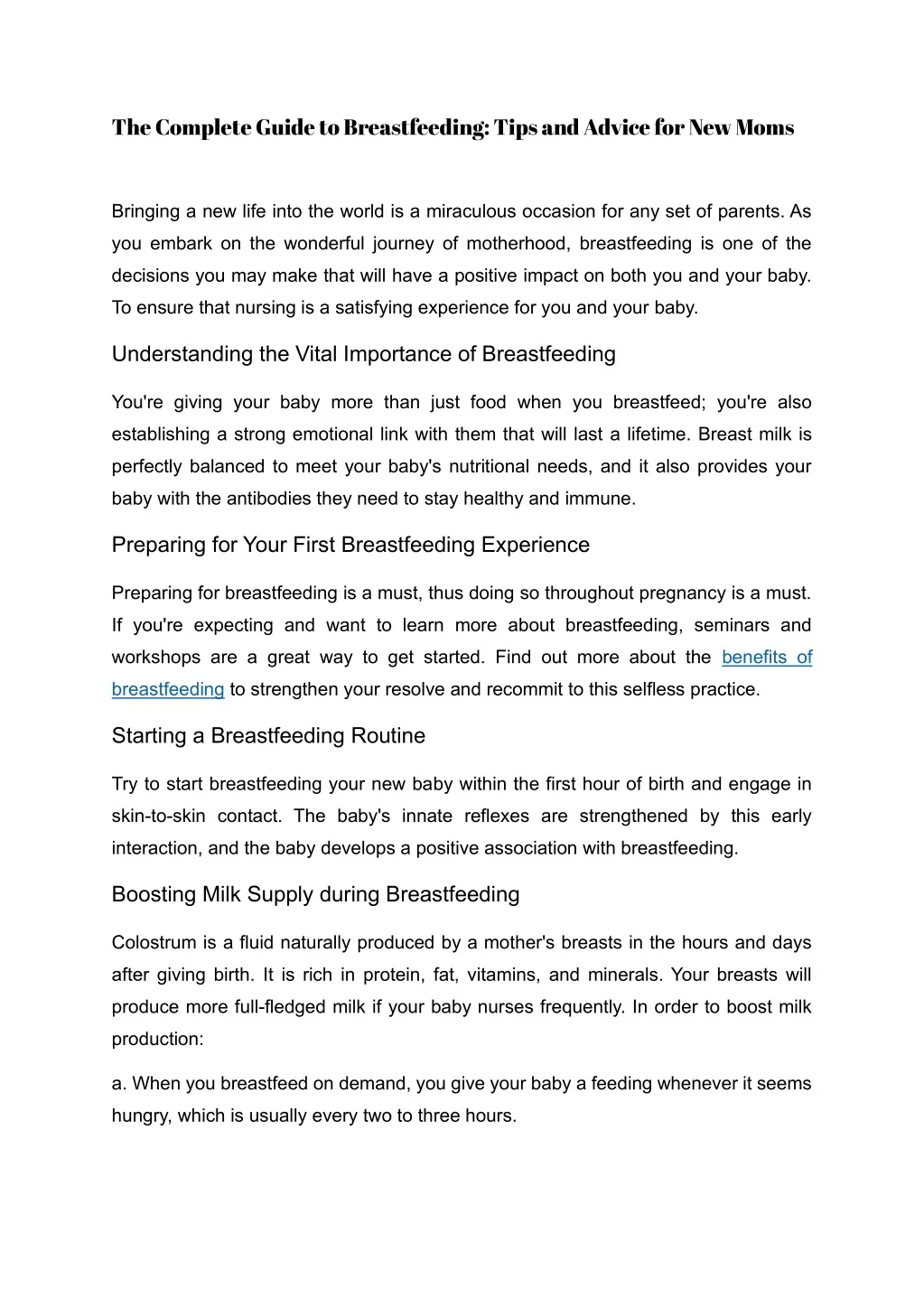 PPT - The Complete Guide to Breastfeeding PowerPoint Presentation, free ...