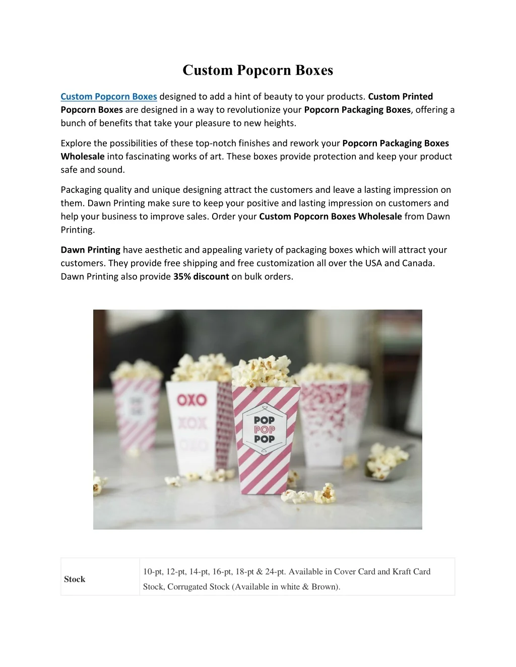 PPT - Custom Popcorn Boxes PowerPoint Presentation, free download - ID ...