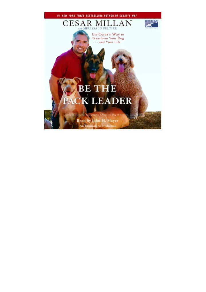 PPT - pdf download Be the Pack Leader: Use Cesar's Way to Transform ...