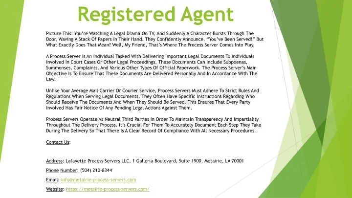 PPT - Registered Agent PowerPoint Presentation, free download - ID:12396531