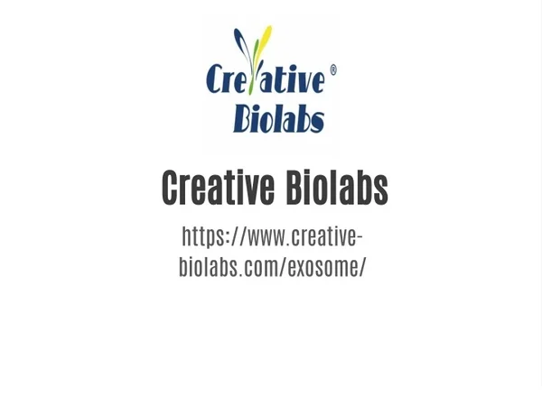 Creative Biolabs Online Presentations Channel