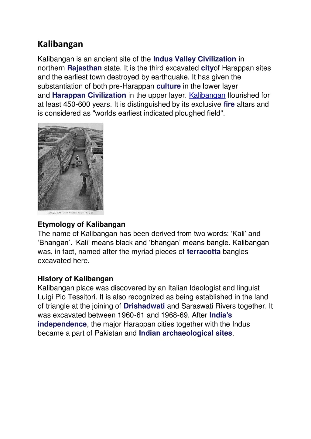 PPT - Kalibangan PowerPoint Presentation, free download - ID:12419741