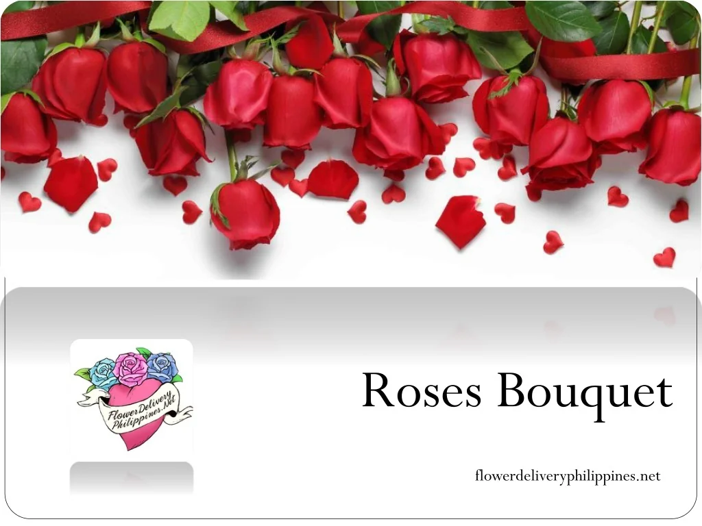 PPT - Roses Bouquet PowerPoint Presentation, free download - ID:12419841