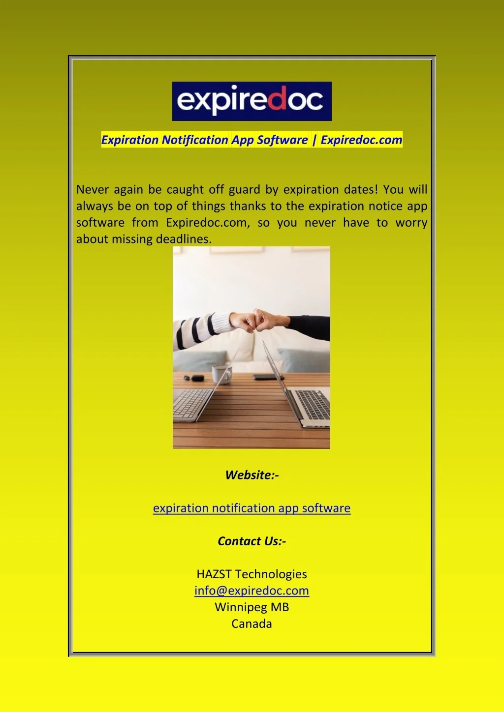 PPT - Expiration Notification App Software Expiredoc com PowerPoint ...
