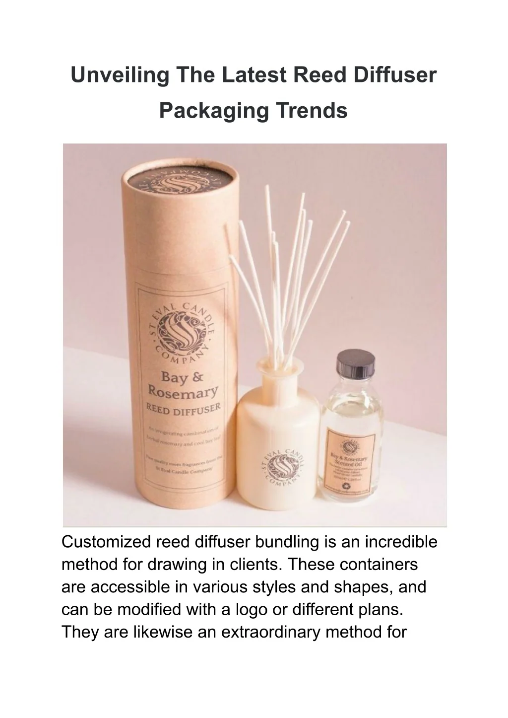 PPT - Unveiling The Latest Reed Diffuser Packaging Trends PowerPoint ...
