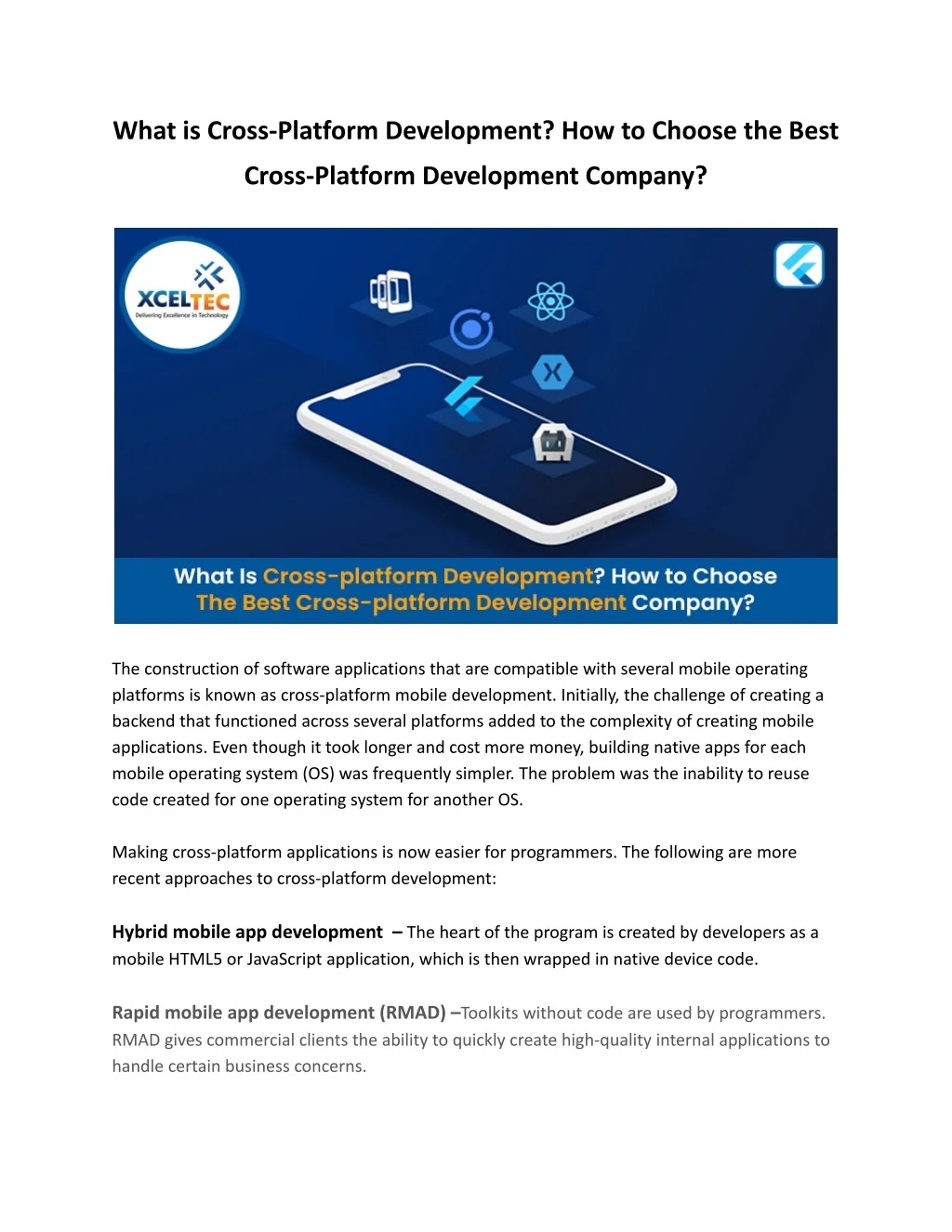 PPT - What is Cross-Platform Development_ How to Choose the Best Cross ...
