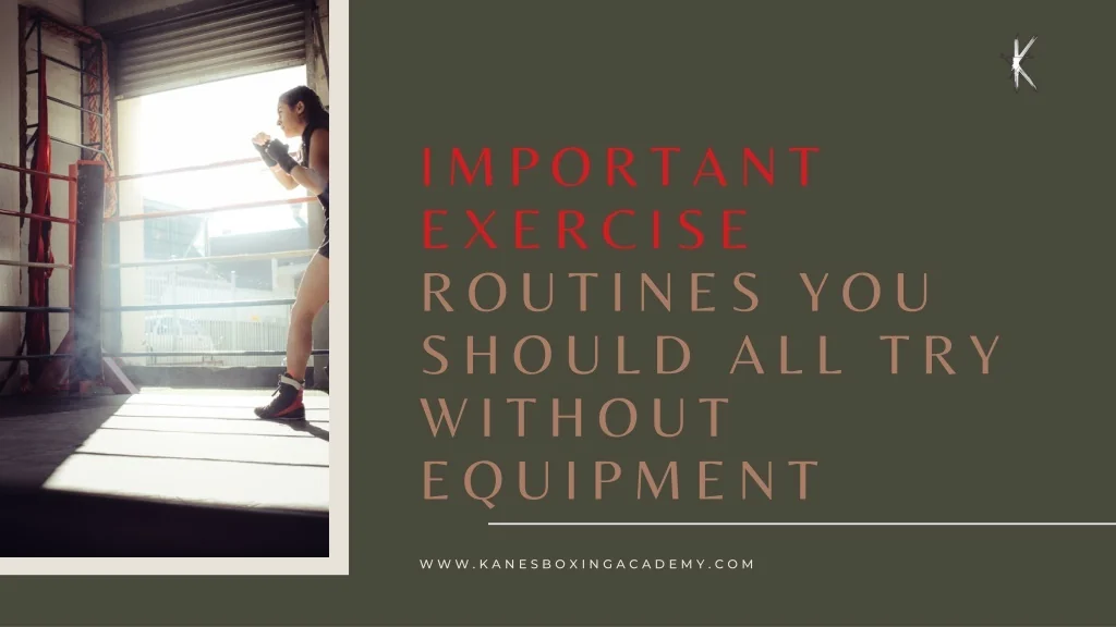 PPT - Important Exercise Routines You Should All Try Without Equipment ...