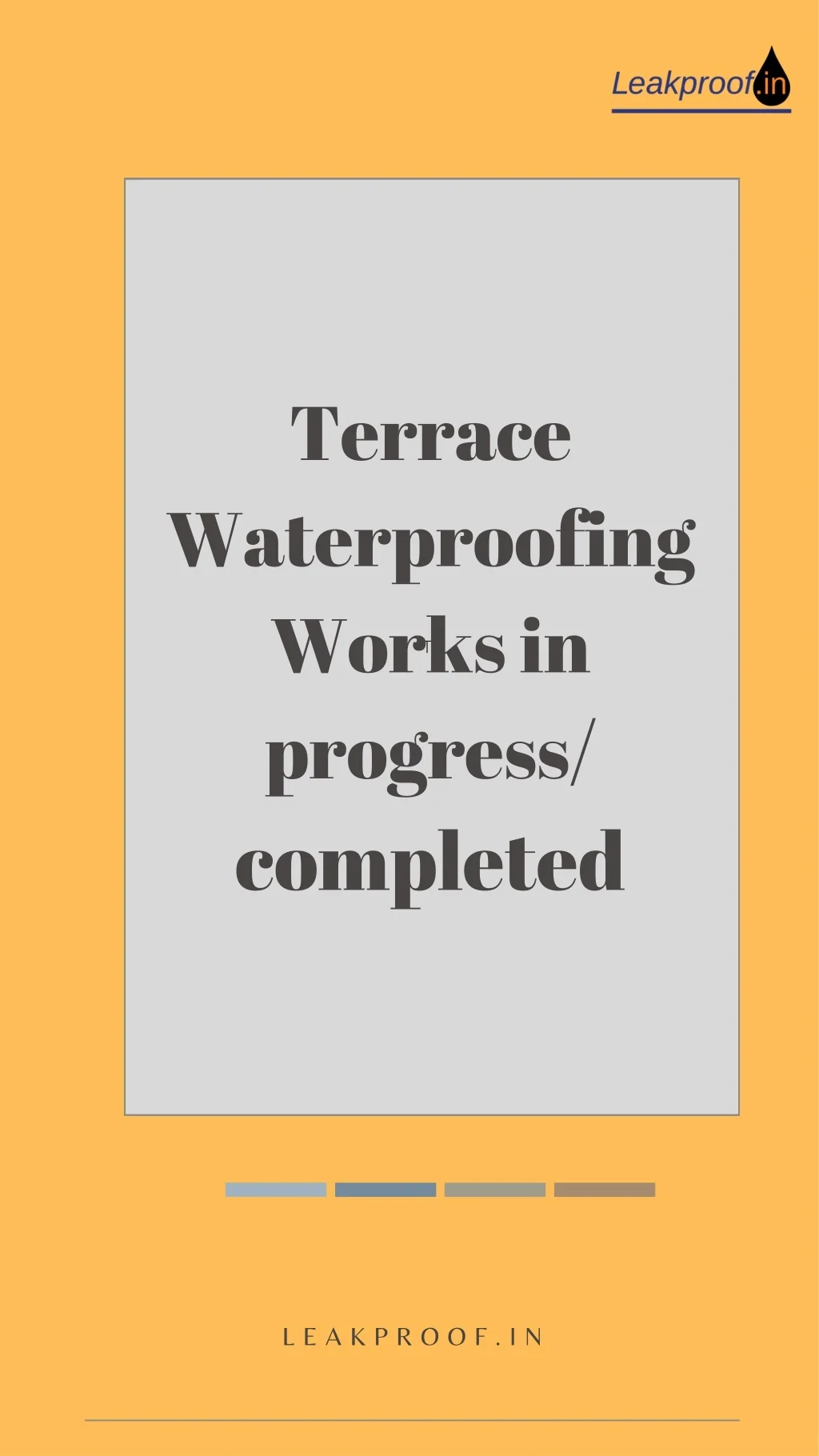 PPT - Terrace Waterproofing Works PowerPoint Presentation, free ...