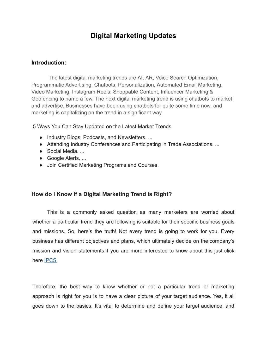 PPT - Digital Marketing Updates PowerPoint Presentation, free download ...