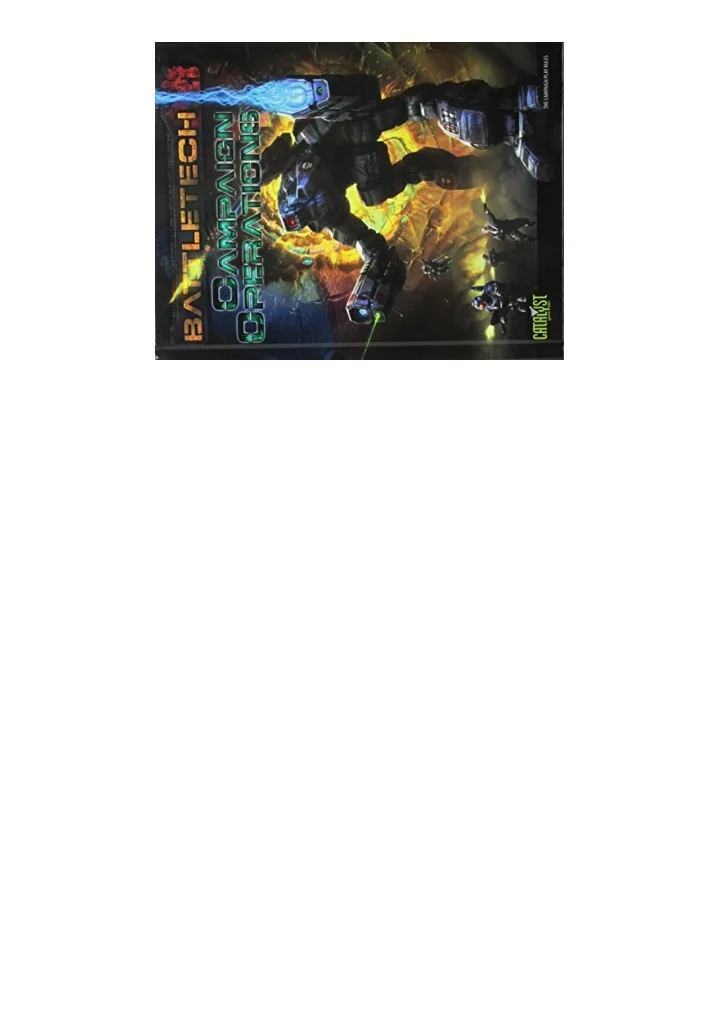 PPT - Download BattleTech Campaign Operations for ipad PowerPoint ...