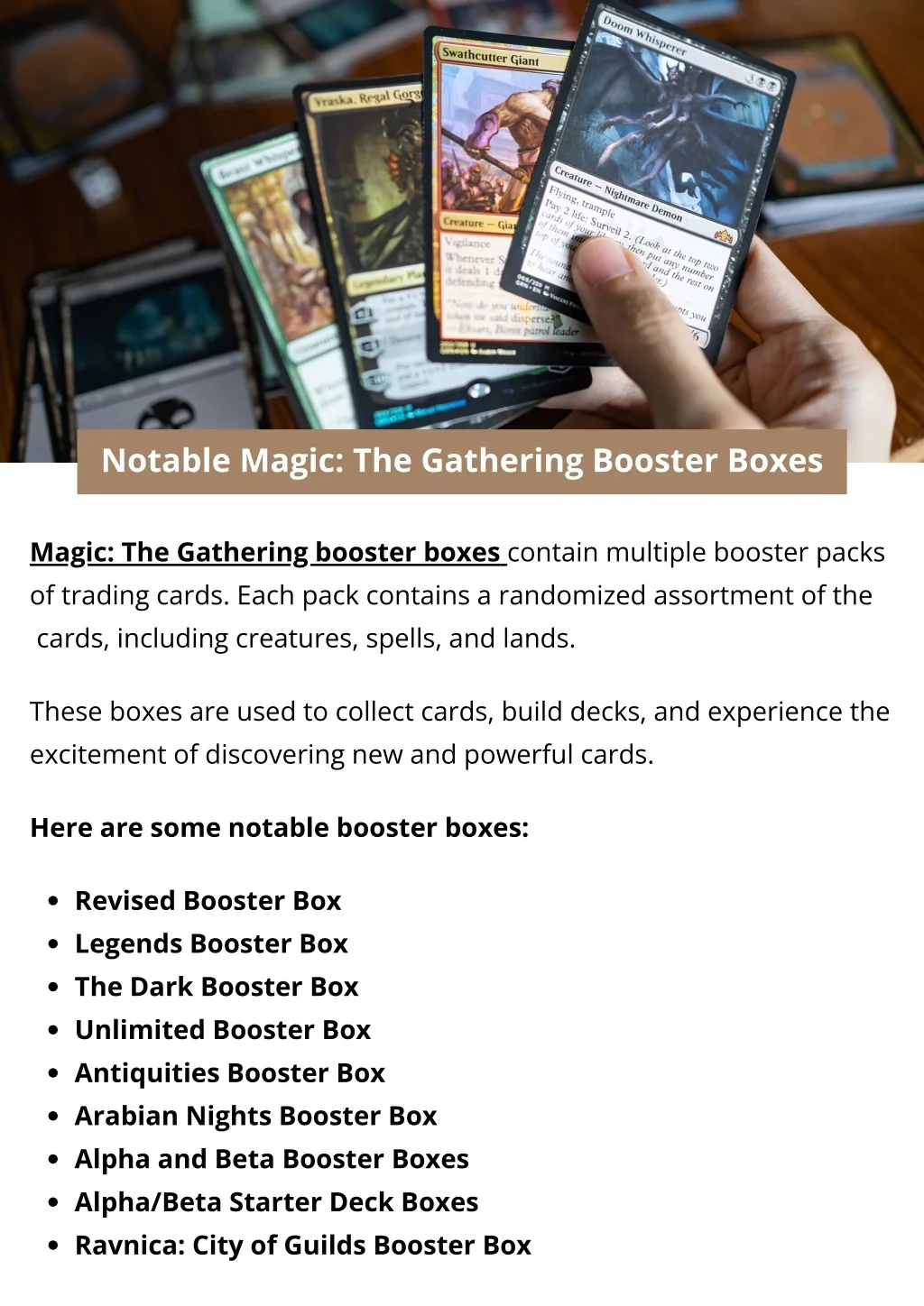 PPT - Notable Magic The Gathering booster boxes PowerPoint Presentation ...