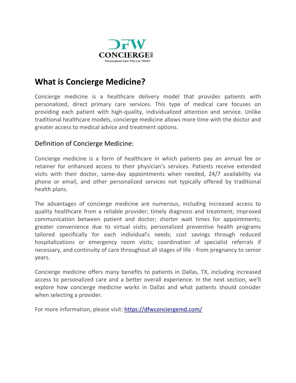 PPT - What is Concierge Medicine PowerPoint Presentation, free download ...