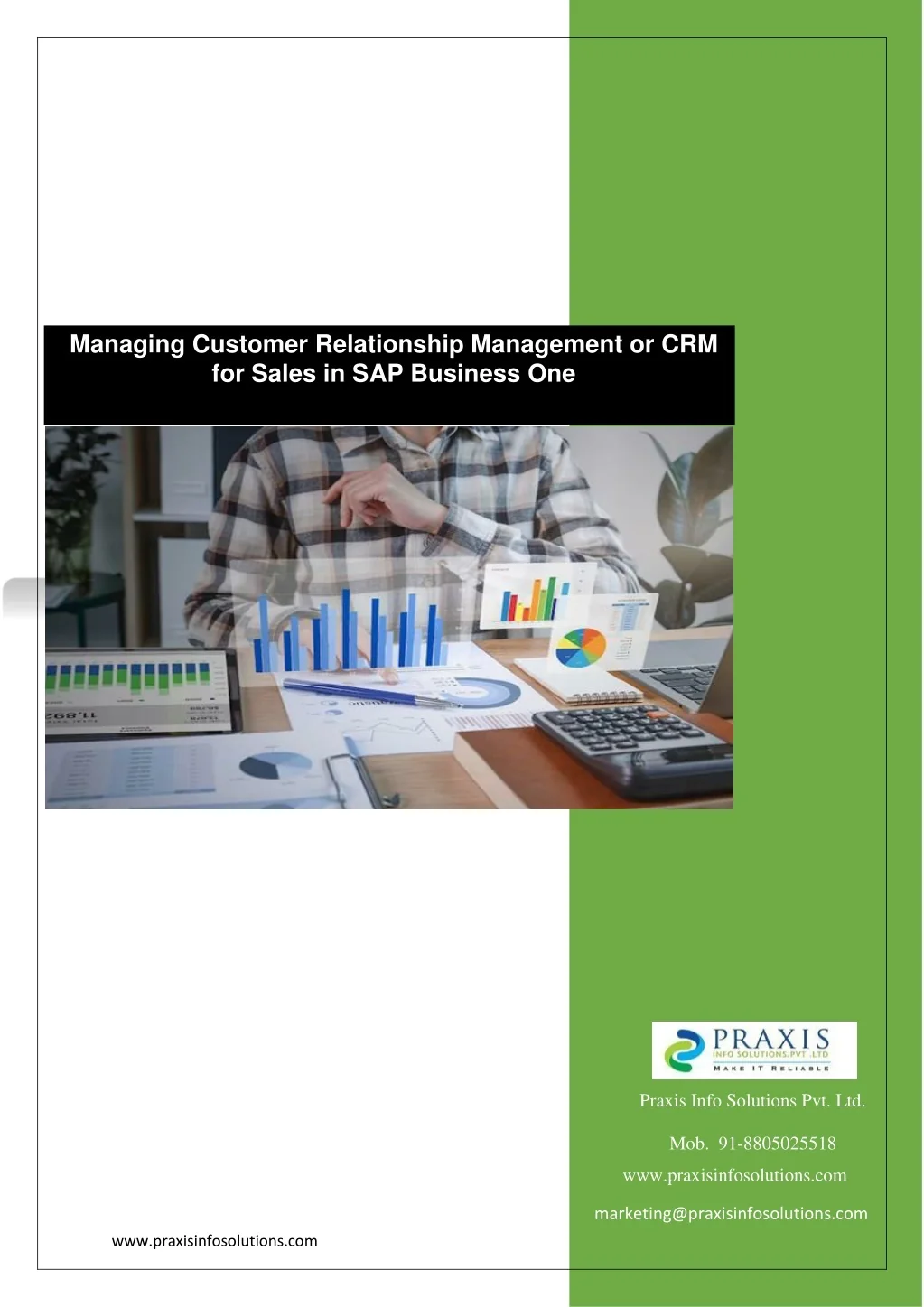 PPT - Managing Customer Relationship Management or CRM for Sales in SAP ...