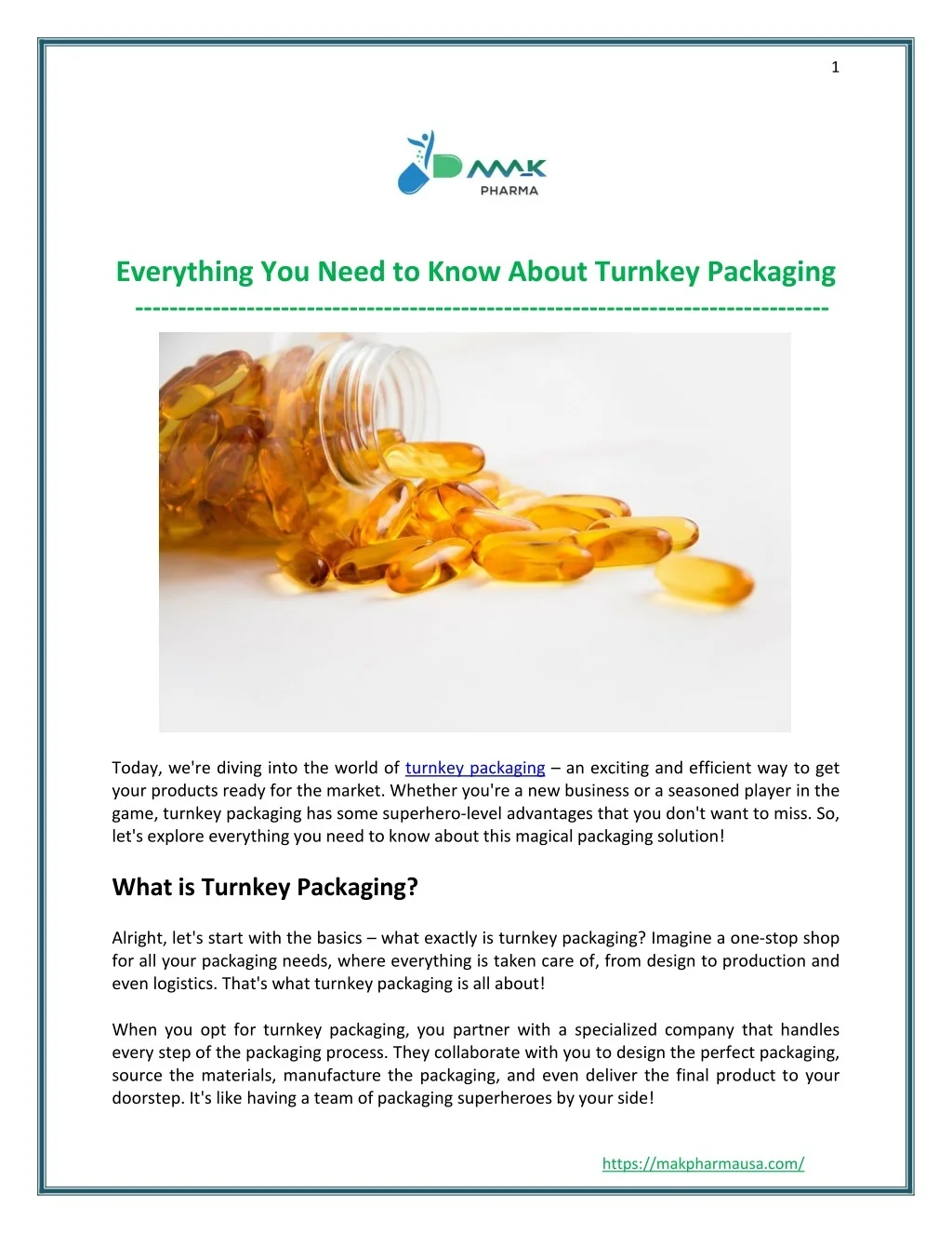 PPT - Everything You Need to Know About Turnkey Packaging PowerPoint ...