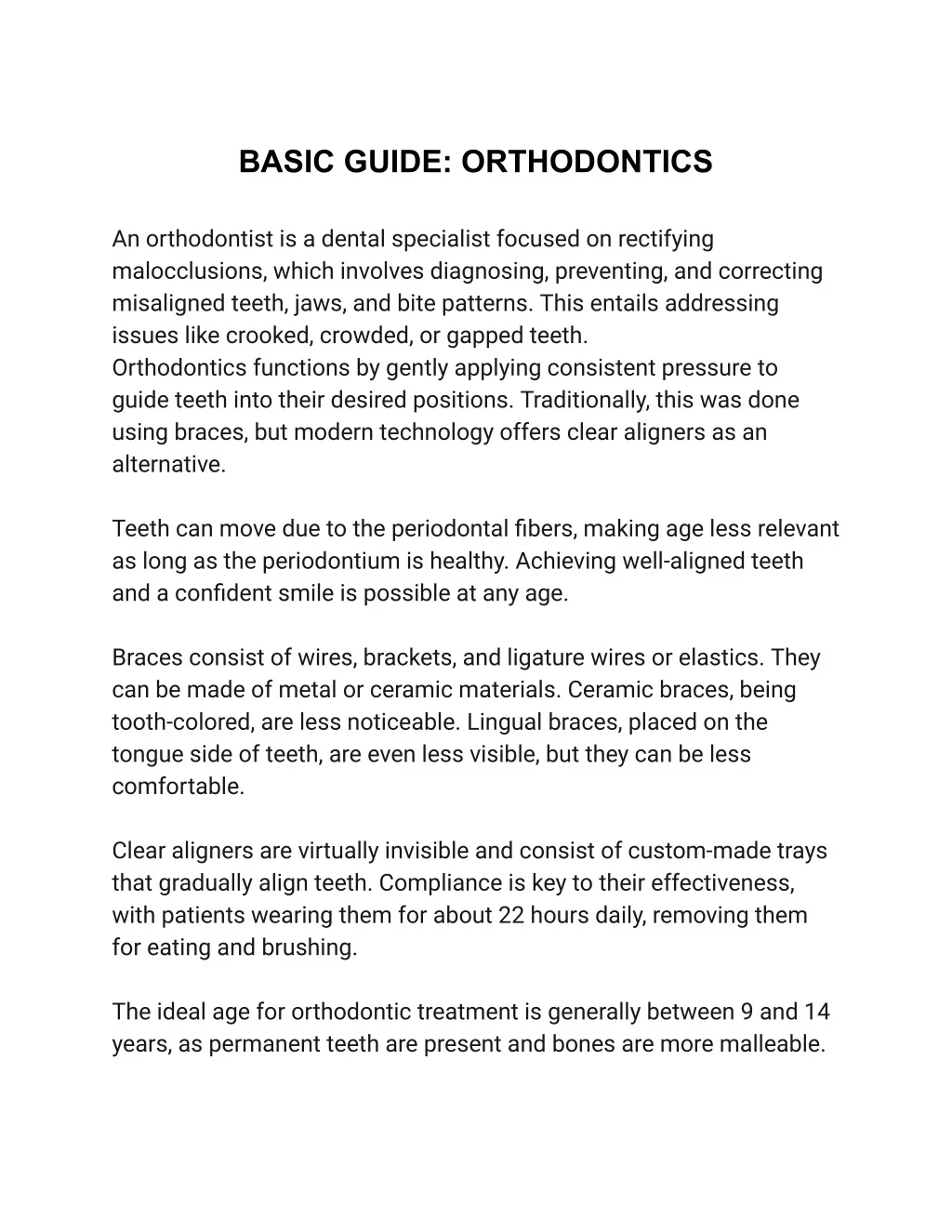 PPT - BASIC GUIDE_ ORTHODONTICS PowerPoint Presentation, free download ...