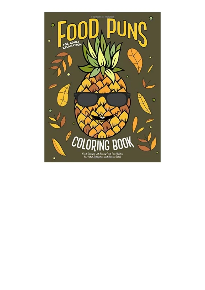 PPT - Download Food Puns Coloring Book Food Designs with Funny Food Pun ...