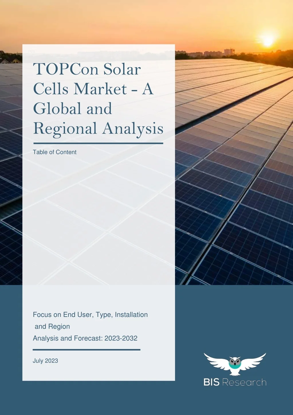 PPT - Global TOPCon Solar Cells Market PowerPoint Presentation, free ...