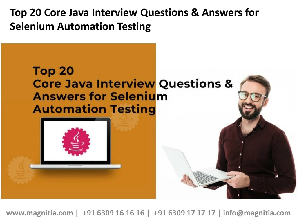 PPT - Top 20 Core Java Interview Questions & Answers for Selenium ...