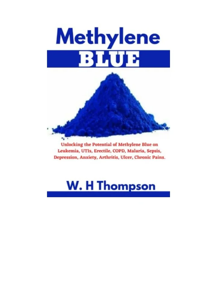 PPT - PDF read online Methylene Blue Unlocking the Potential of ...