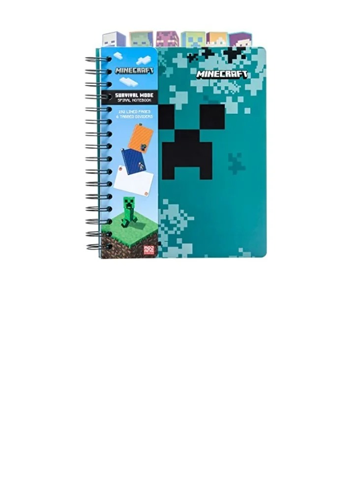 PPT - Ebook download Minecraft Survival Mode Spiral Notebook Gaming ...
