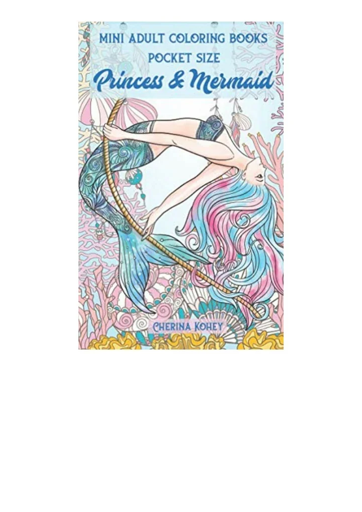 PPT - Download mini adult coloring books pocket size Princess and ...