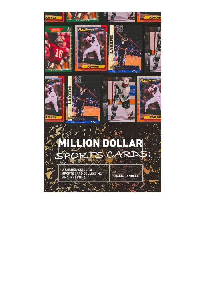 PPT - PDF read online Million Dollar Sports Cards A Golden Guide to ...