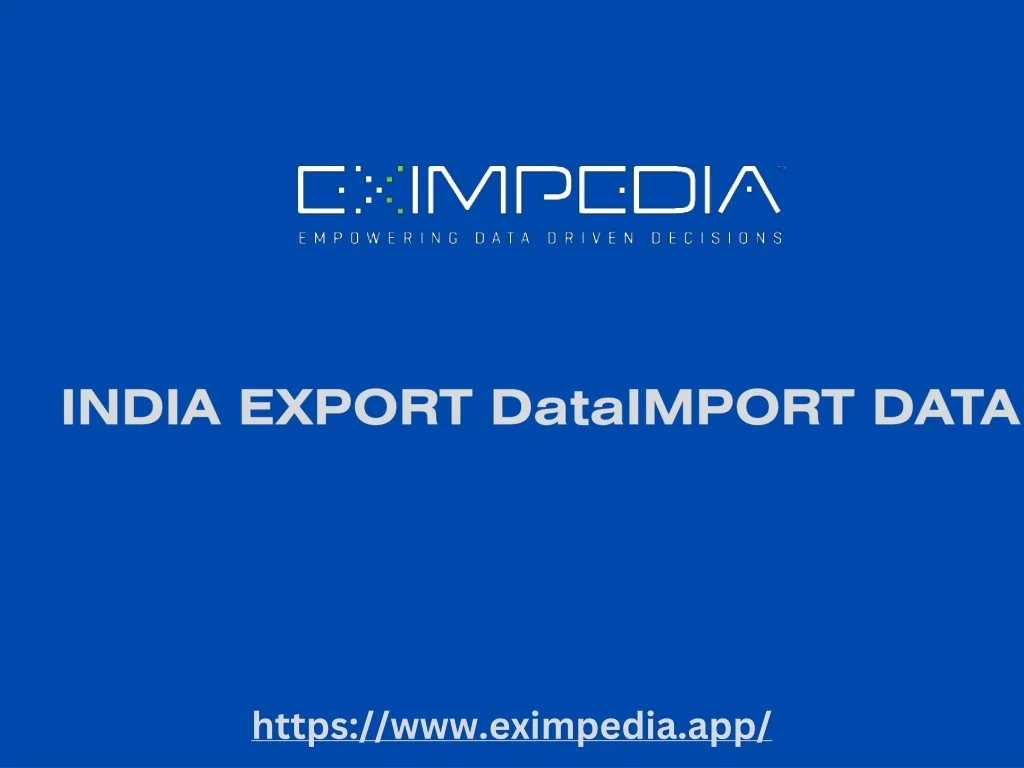 PPT - INDIA EXPORT AND IMPORT DATA PowerPoint Presentation, free download - ID:12448446